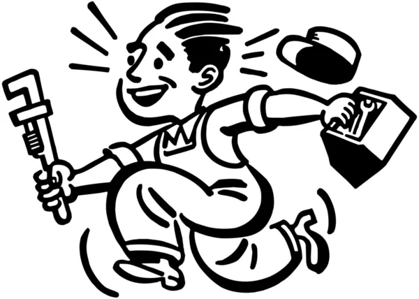 Happy plumber Vector Art Stock Images | Depositphotos