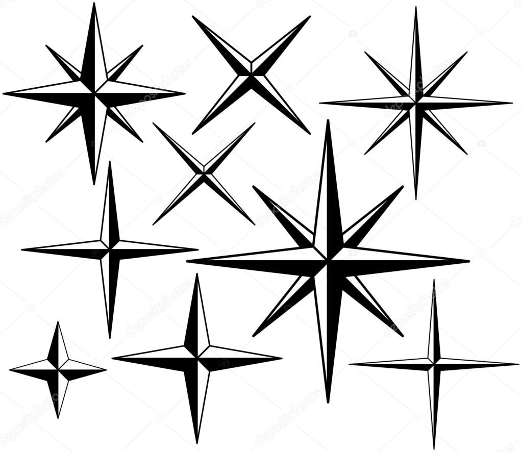 Retro Stars Stock Vector by ©RetroClipArt 55666727