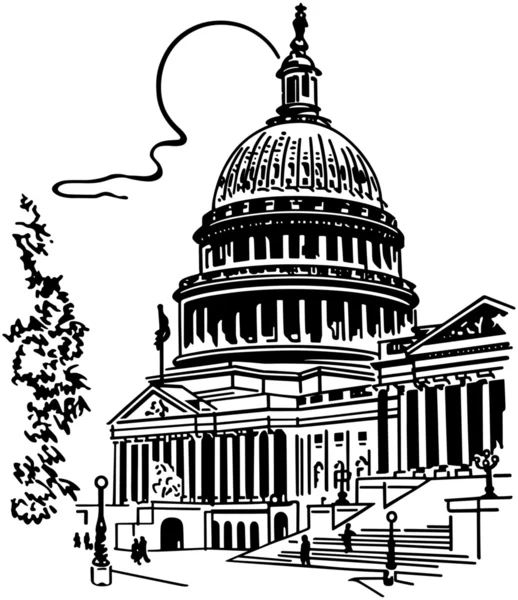 Us capitol building Vector Art Stock Images | Depositphotos