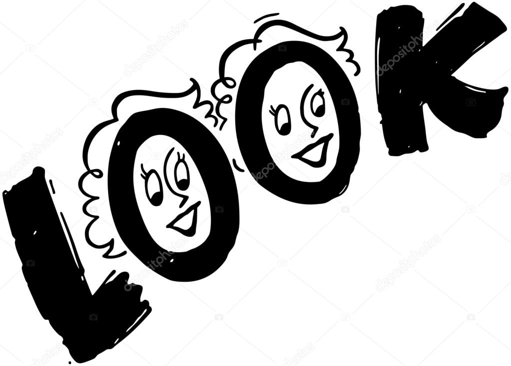 Look Banner Stock Vector by ©RetroClipArt 55670493