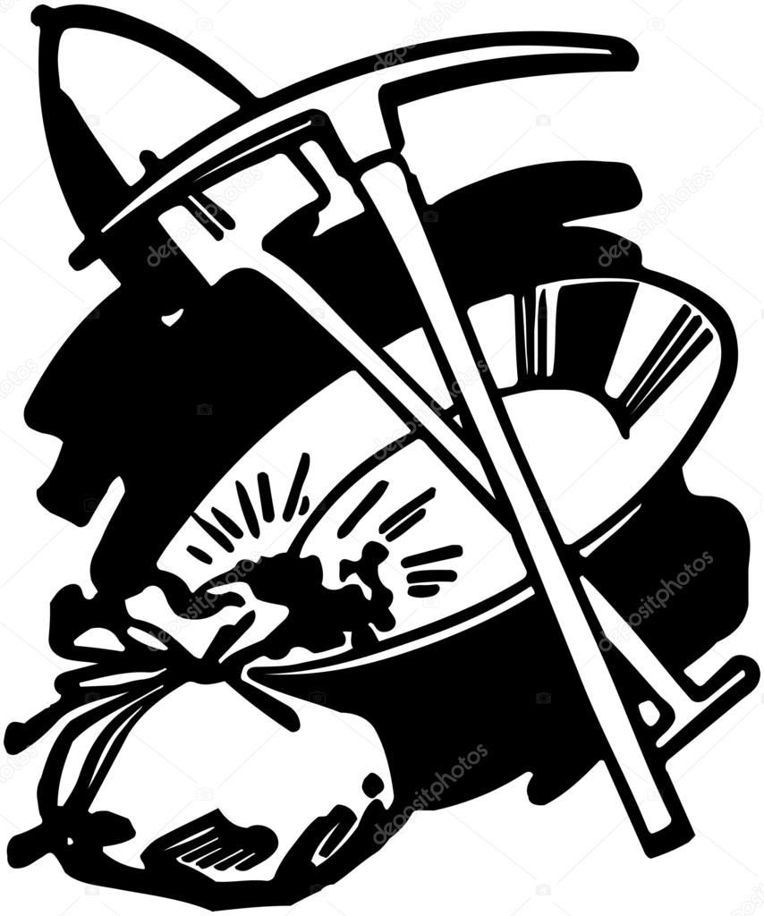 Panning For Gold Clipart