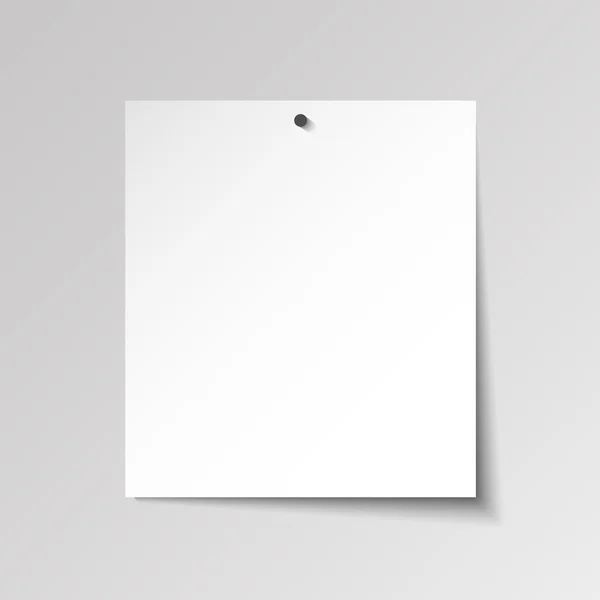 Blank paper sheet — Stock Vector © Sulfoxid #60973181