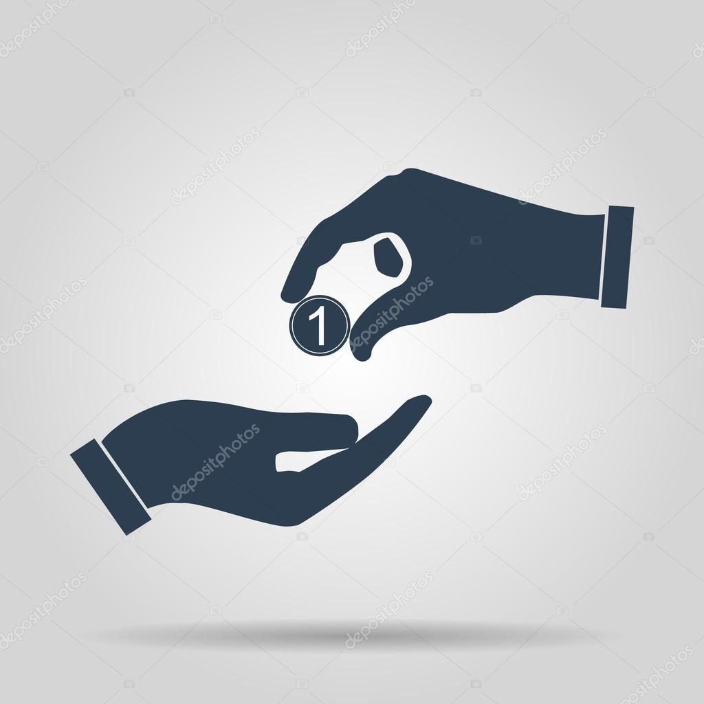 Give alms Flat icon — Stock Vector © stalkerstudent #73134825 Give alms Flat icon — Stock Vector © stalkerstudent #73134825