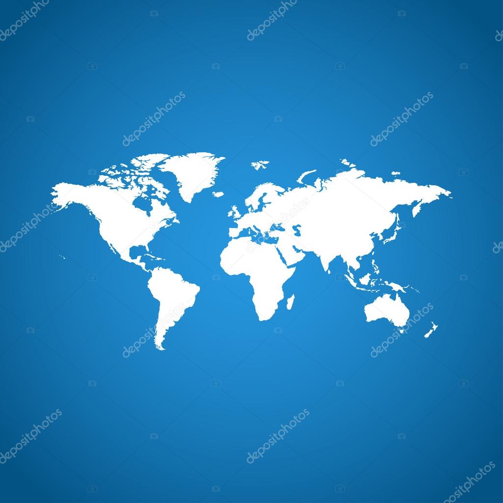 Ilustración del mapa mundial Vector de stock por ©stalkerstudent 84275696