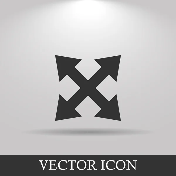 Extend Resize Enlarge Icon Element Your Design Signs Symbols Graphic — Stock Vector © sssheina ...