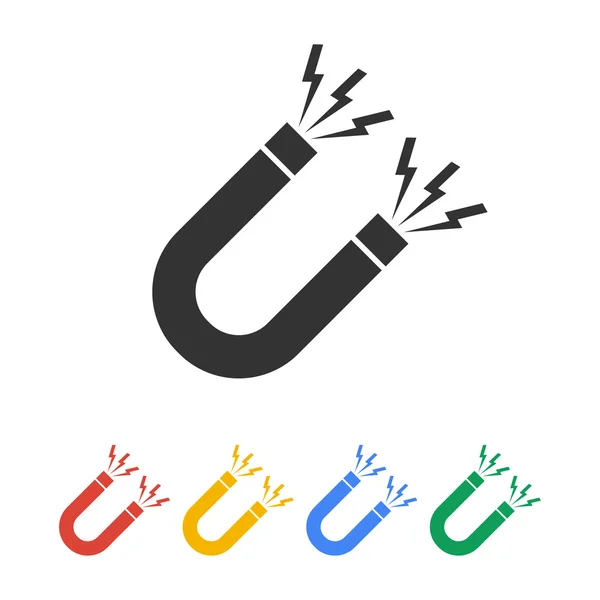 Magnet Symbol. Flat design style. Stock Vector by ©stalkerstudent 95239218