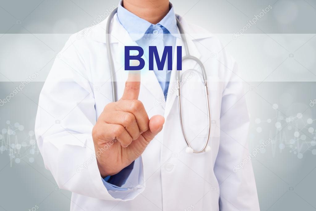 Doctor with BMI sign — Stock Photo © photousvp77 #101809768
