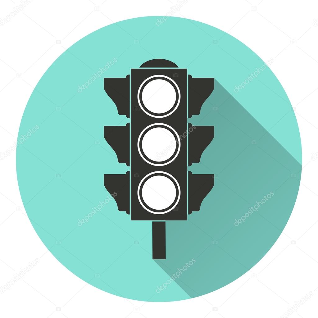 Traffic light - vector icon. Stock Vector by ©lovemask 104000058