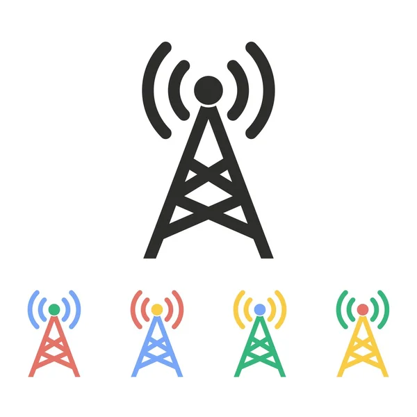 Communication tower - vector icon. Stock Vector by ©lovemask 139442406