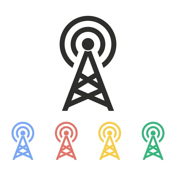 Communication tower - vector icon. Stock Vector by ©lovemask 139442406