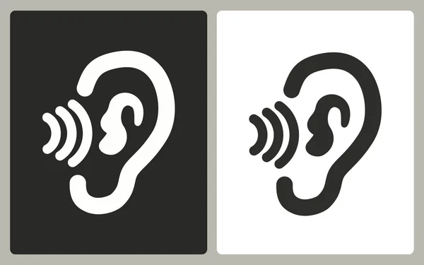 Ear icons set. Stock Vector Image by ©lovemask #96985330