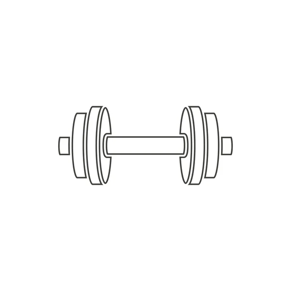 Set of simple dumbbell icon — Stock Vector © lovemask #73344555
