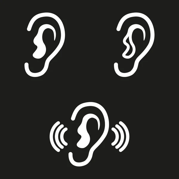 Ear icons Vector Art Stock Images | Depositphotos