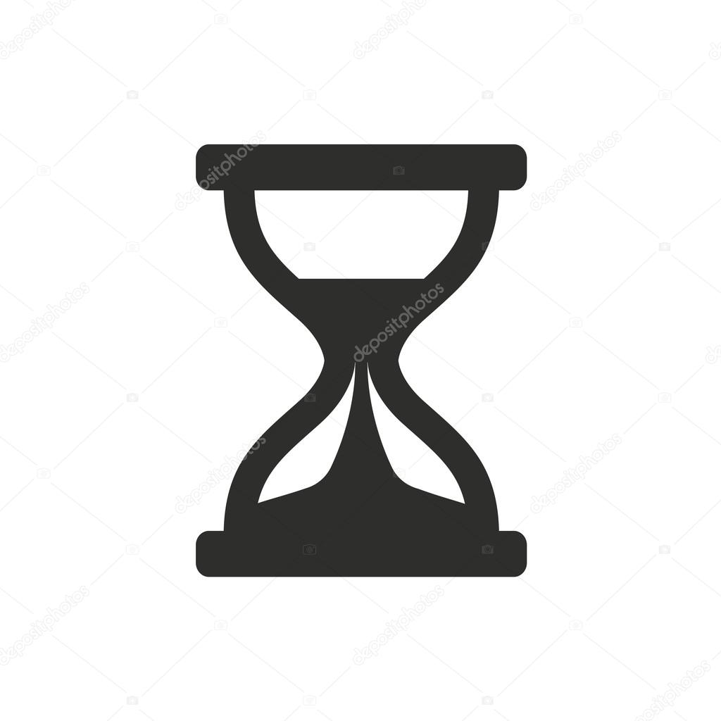 Klepsydra - ikona wektor. — Grafika wektorowa © lovemask #97974144