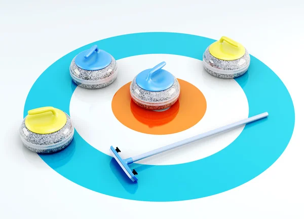 Curling rink circle Stock Photos, Royalty Free Curling rink circle ...