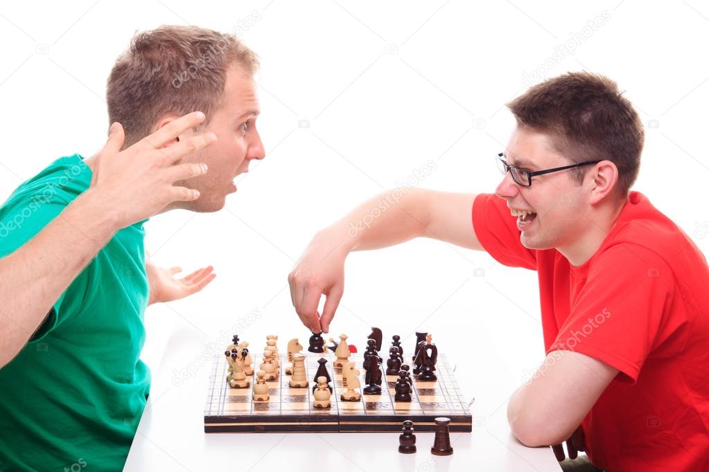 Man losing while playing chess — Stock Photo © MichalLudwiczak #74522871