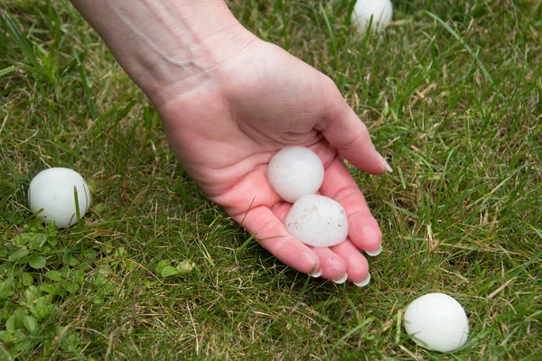 Hail in hands Stock Photo by ©MichalLudwiczak 78313742