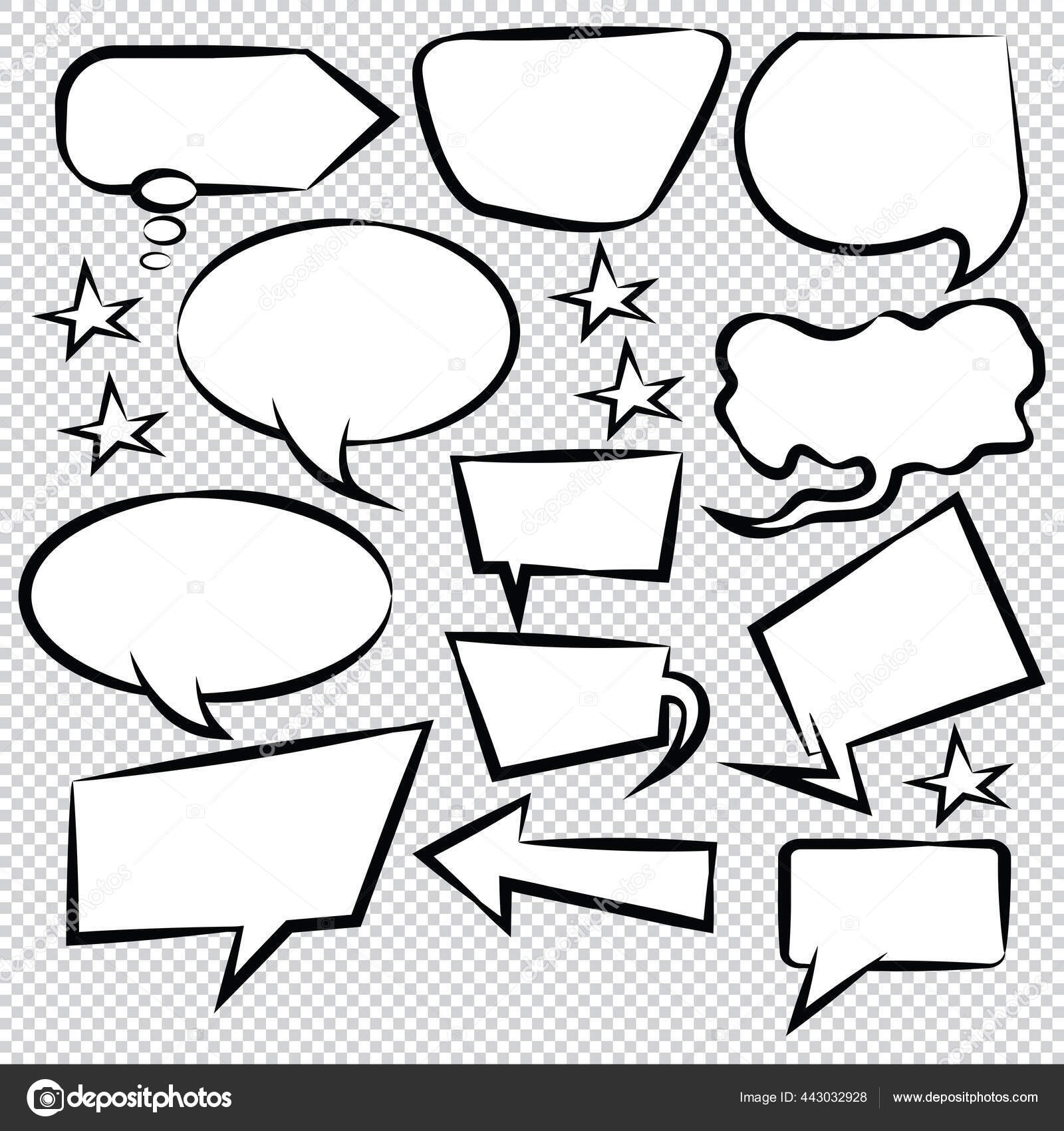 Comic Speech Bubbles Icons Collection Color Background Vector ... Comic Speech Bubbles Icons Collection Color Background Vector ...