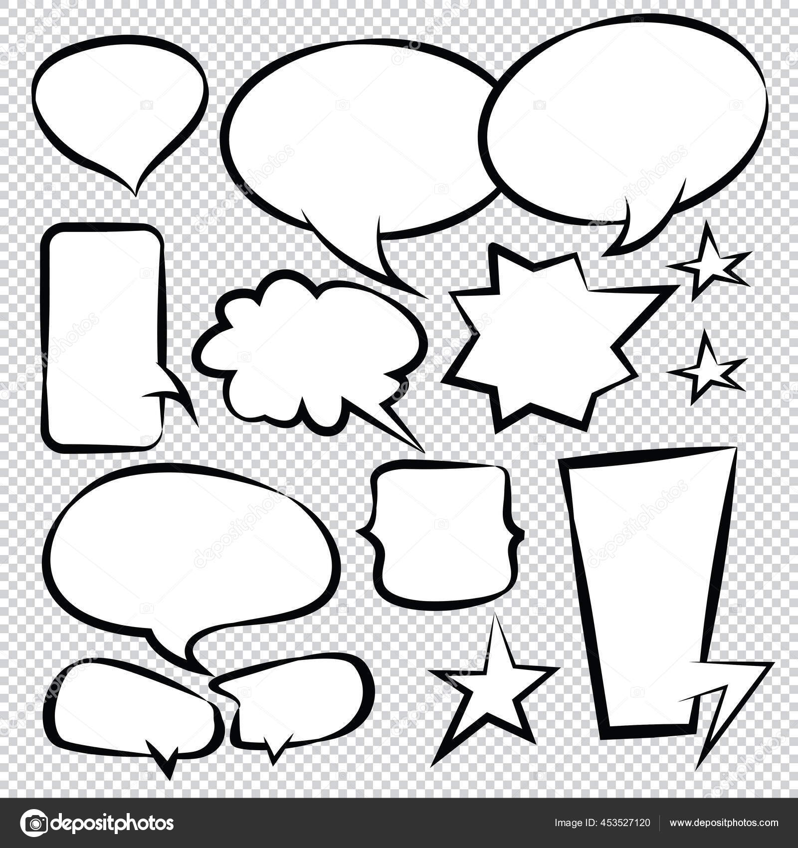 Comic Speech Bubbles Icons Collection Color Background Vector ... Comic Speech Bubbles Icons Collection Color Background Vector ...