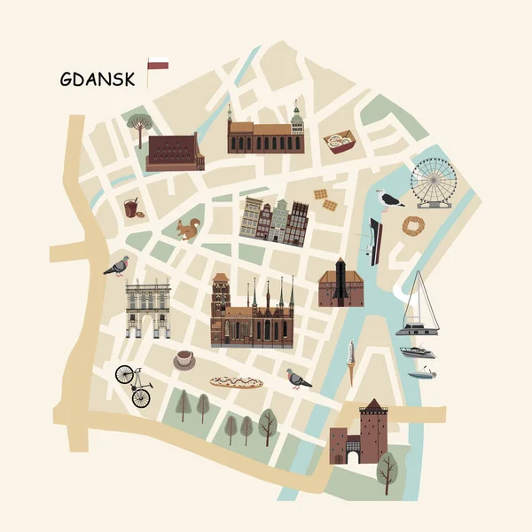 67 Gdansk old town Vector Images | Depositphotos
