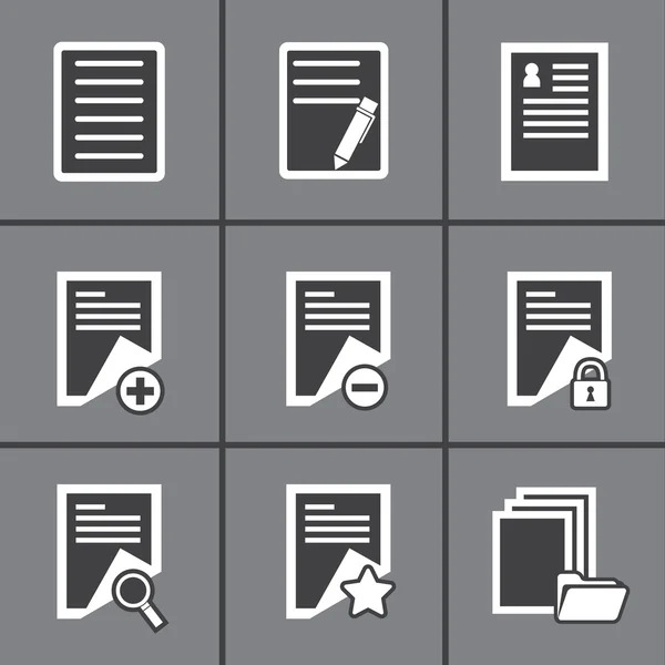 Paper icon — Stock Vector © jacartoon #60295187