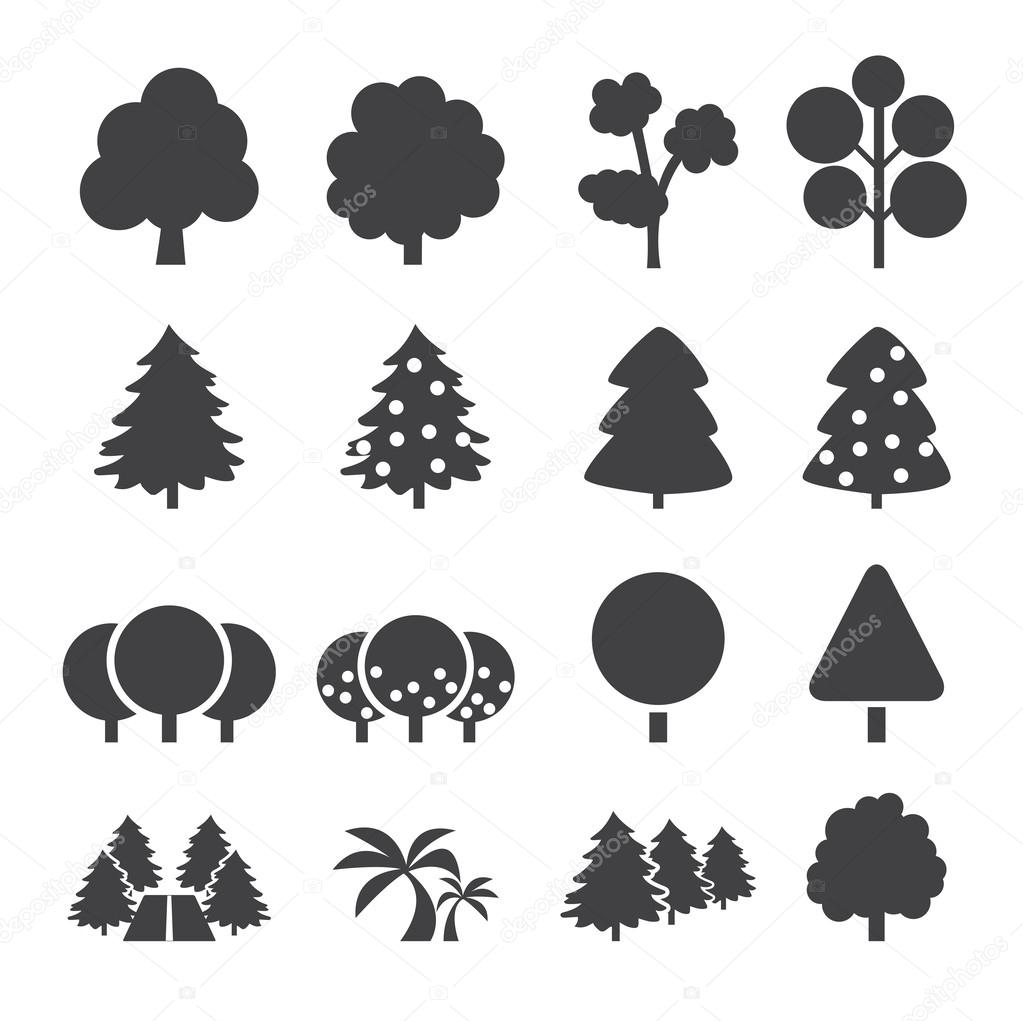 Tree icon Stock Vector Image by ©jacartoon #60289955