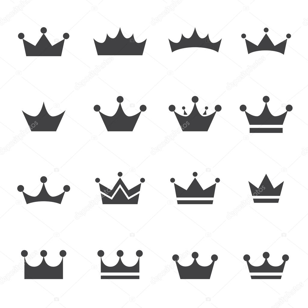 Crown icon — Stock Vector © jacartoon #63194365