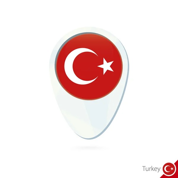 Turkey map and flag in circle. Map of Turkey, Turkey flag pin. Stock ...