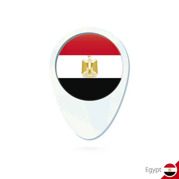 Folded Paper Map Of Egypt With Flag Pin Of Egypt Stock Vector Image By