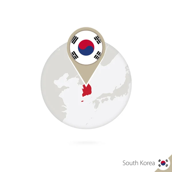 한국, Infographic 상세한 플래그와 함께 대한민국의 지도. 스톡 벡터 - ©boldg 178118190