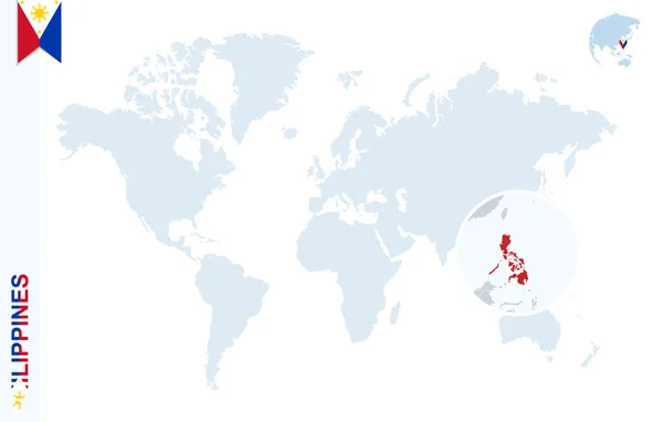 Mapamundi filipinas imágenes de stock de arte vectorial | Depositphotos