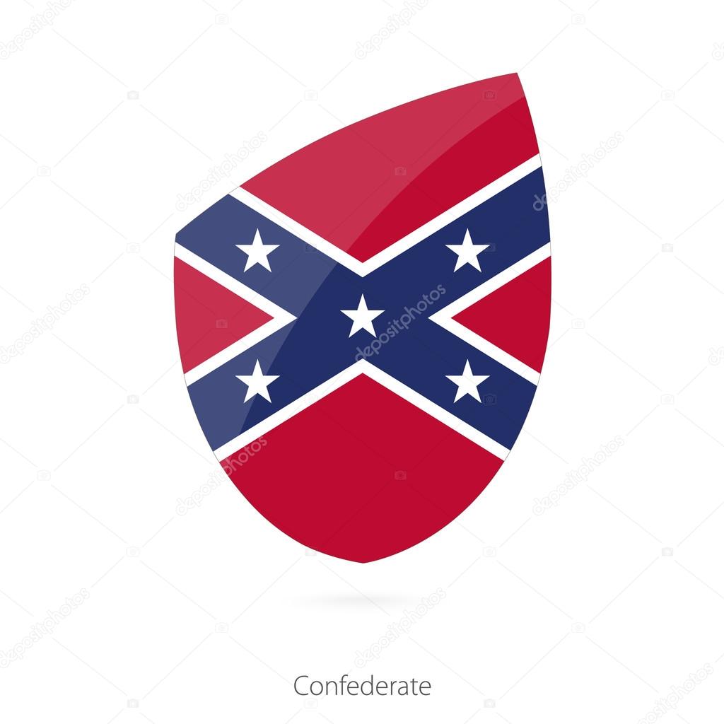 Flag of Confederate in the style of Rugby icon. Stock Vector by ©boldg ...