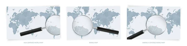Blue Abstract World Maps Magnifying Glass Map Paraguay National Flag Stock Vector by ©boldg ...