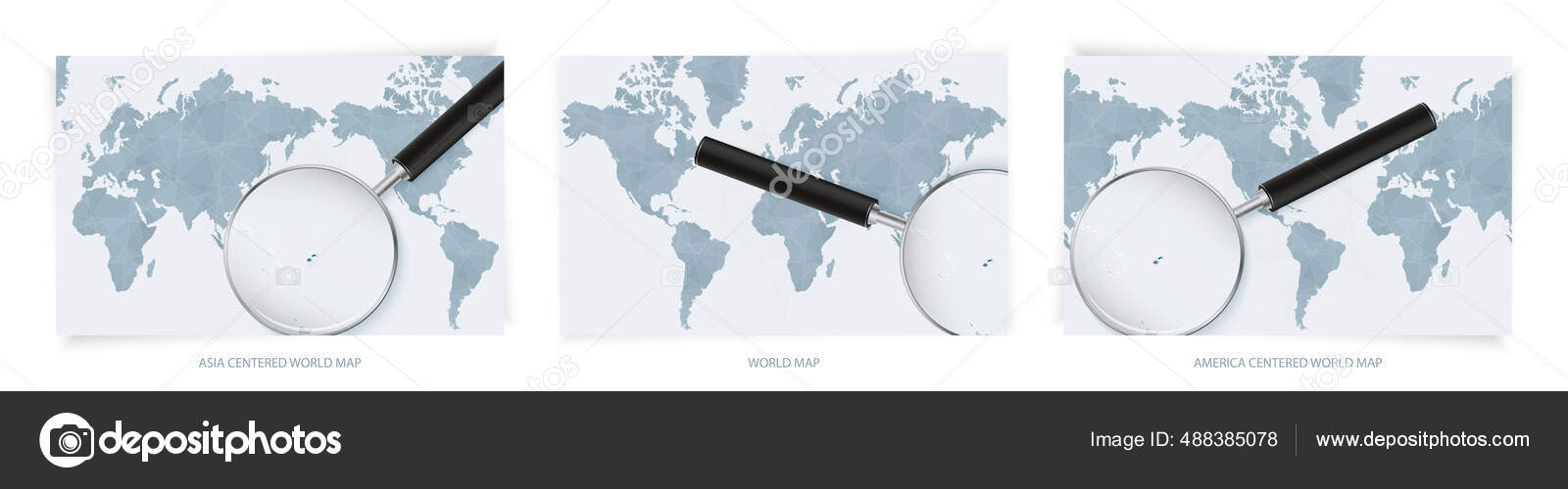 Blue Abstract World Maps Magnifying Glass Map Fiji National Flag Stock Vector by ©boldg 488385078