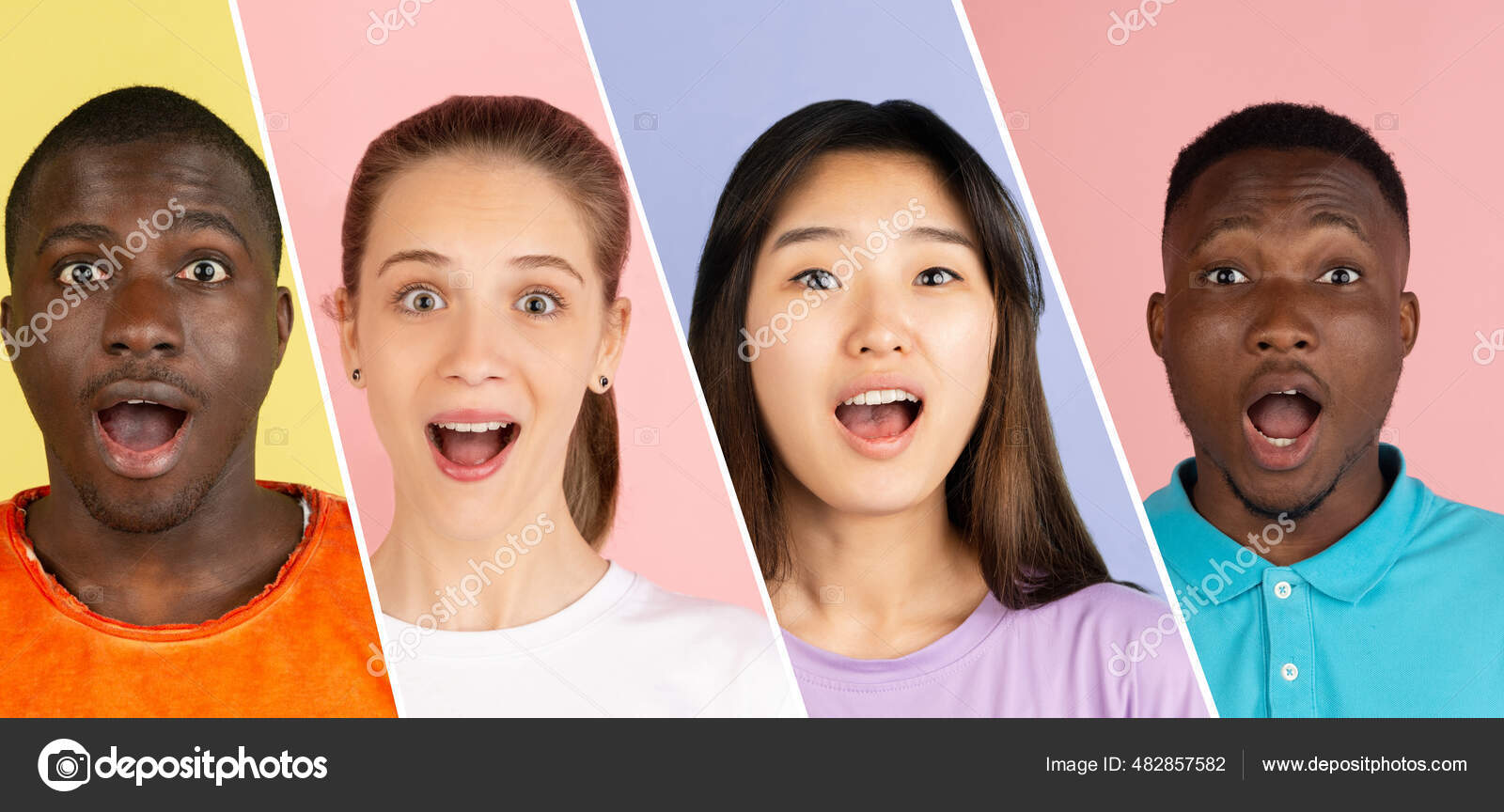 Surprised Faces Of People