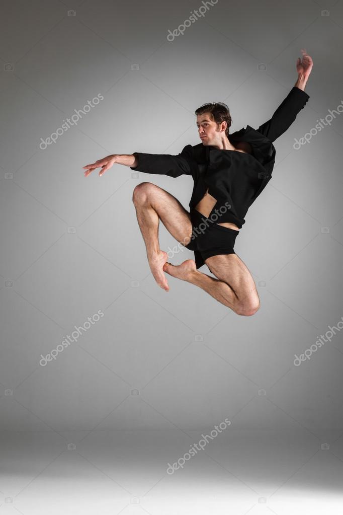Male Ballet Dancer Leaping