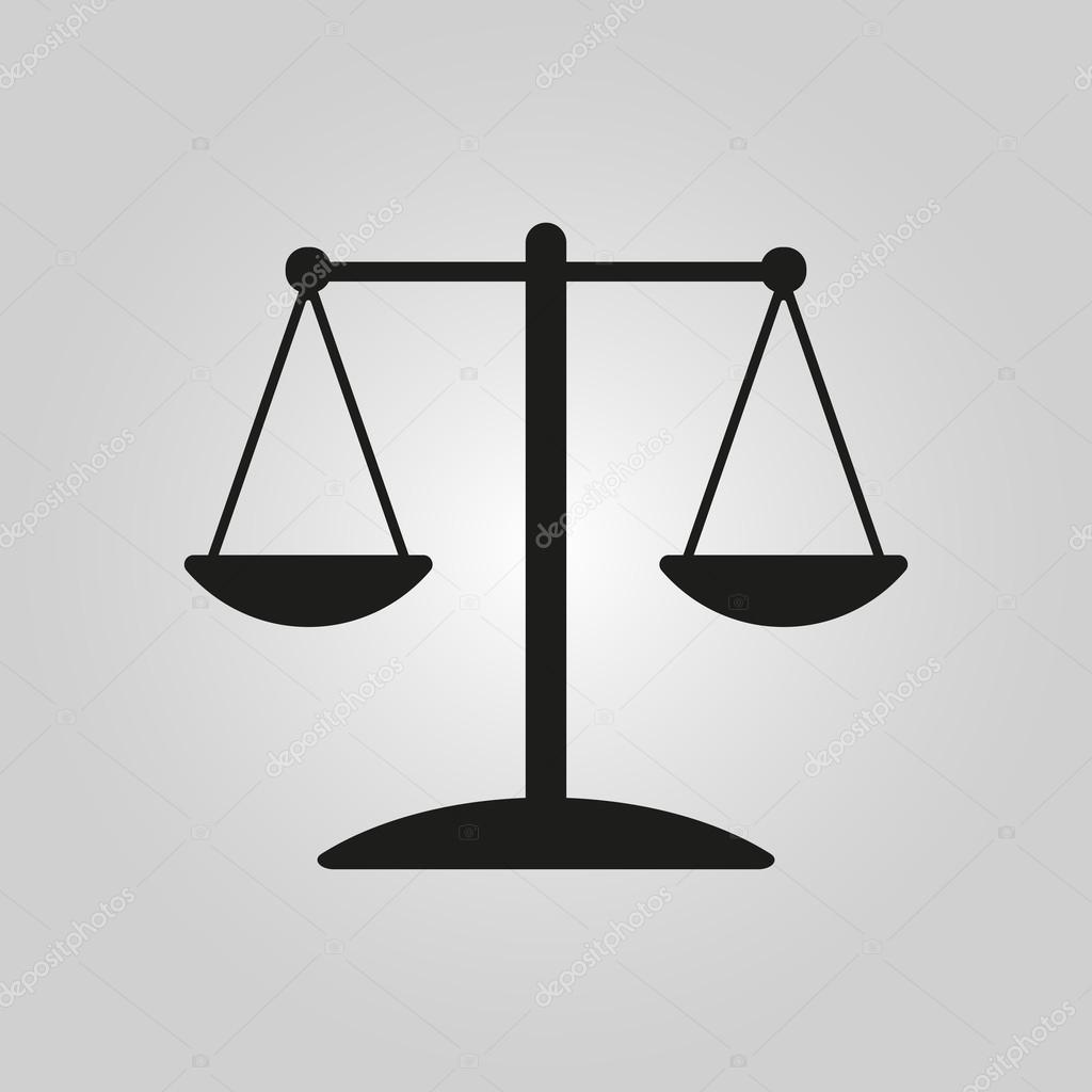 The scales icon. — Stock Vector © Vladvm #70540607