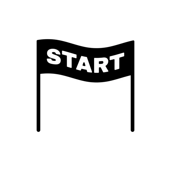 The start icon. Start symbol. Flat Stock Vector Image by ©Vladvm #71142729