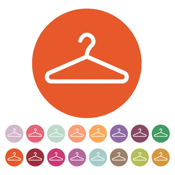 The hanger icon. Coat rack symbol. Flat Stock Vector Image by ©Vladvm ...