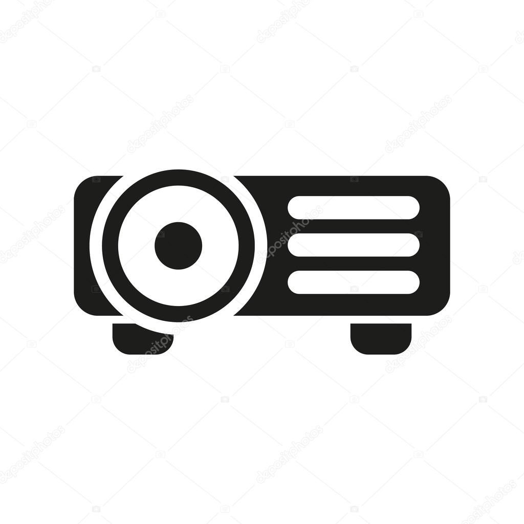 The projector icon. Presentation symbol. Flat — Stock Vector © Vladvm ...