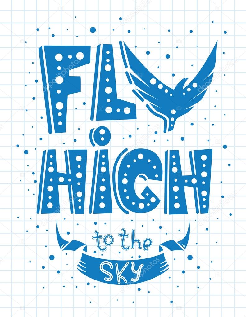 Fly high to the sky Stock Vector Image by ©R-i-s-e- #101236046