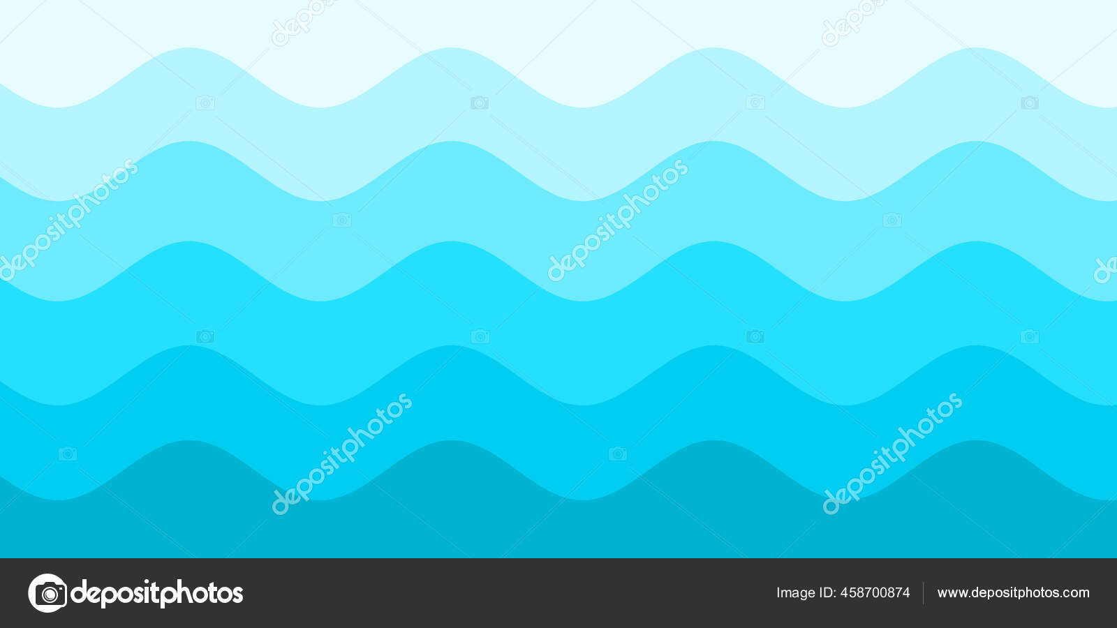 Blue White Color Wave Pattern Texture Background Use Design Summer ...