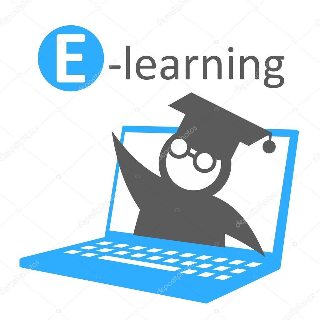 E-learning education icon Stock Vector by ©Yauhen44 67085451