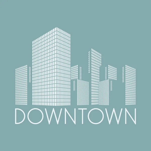 Downtown logo illustration. Stock Vector Image by ©urostomic #65860509