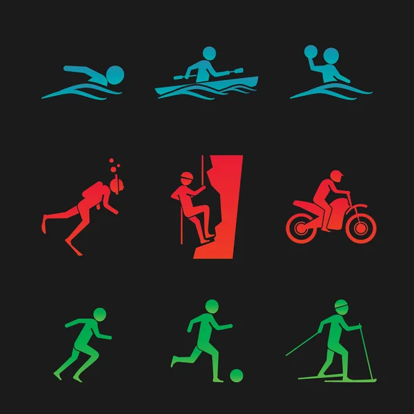 Outdoor activities icons set. Stock Vector Image by ©Tetiana_Svirska ...