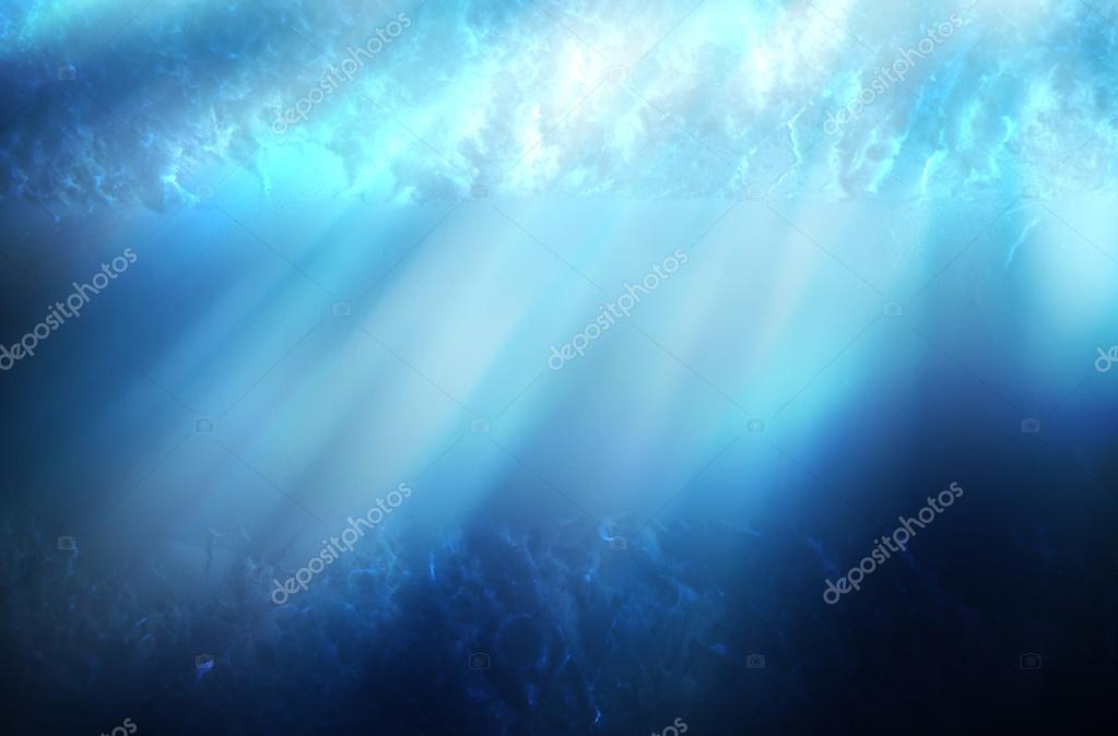 resumen de texturas azul profundo mar y luces bajo el agua 2022