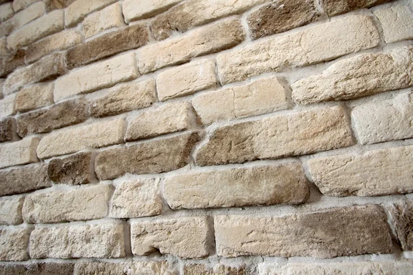 Light yellow stone Wall - Background of light Brick texture, copy space ...