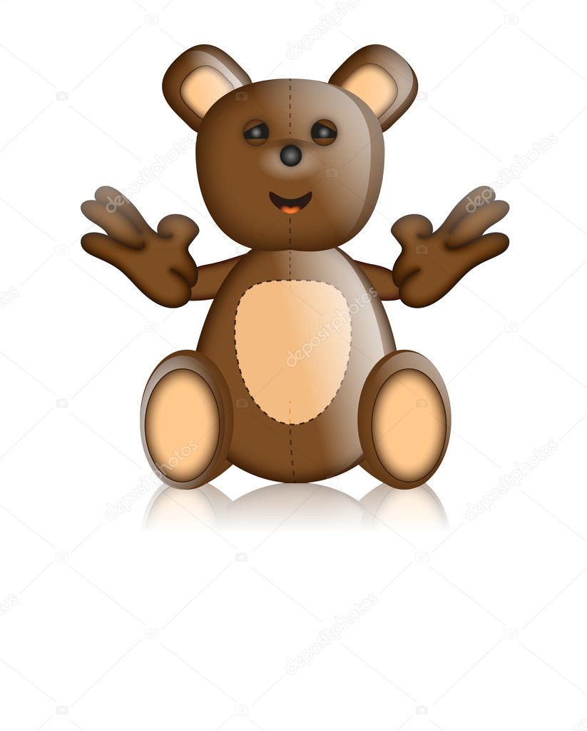 Toby Ted Teddy Toy Character Cartoon Stock Illustration by ©artefacti ...