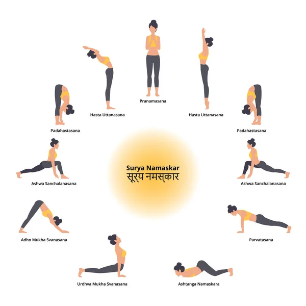 26,838,076 Surya namaskar Vector Images | Depositphotos