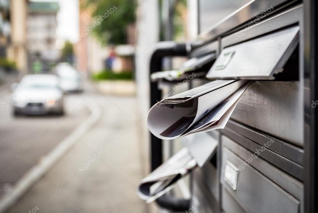 Advertising in the mail box — Stock Photo © germanopoli #123324522